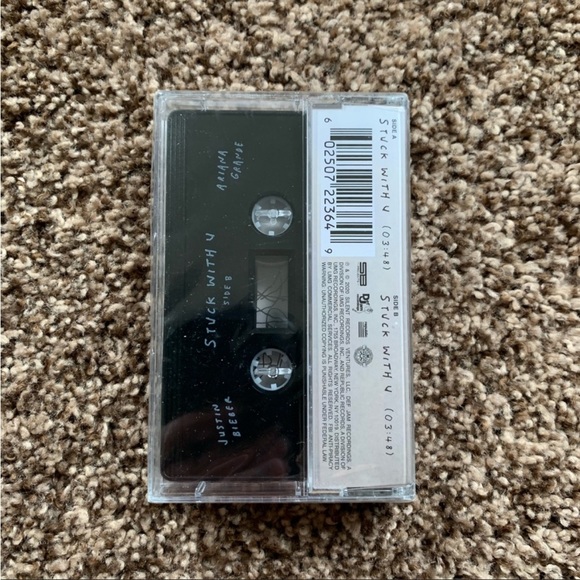 Ariana Grande | Other | New Ariana Grande Justin Bieber Stuck With U Cassette | Poshmark